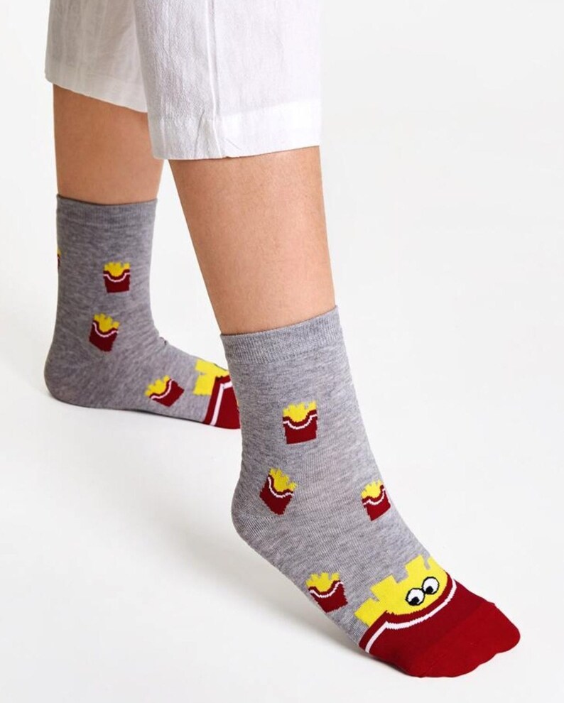Food Socks Fun Socks Crazy Socks Girls Socks Boys Socks Burger - Etsy