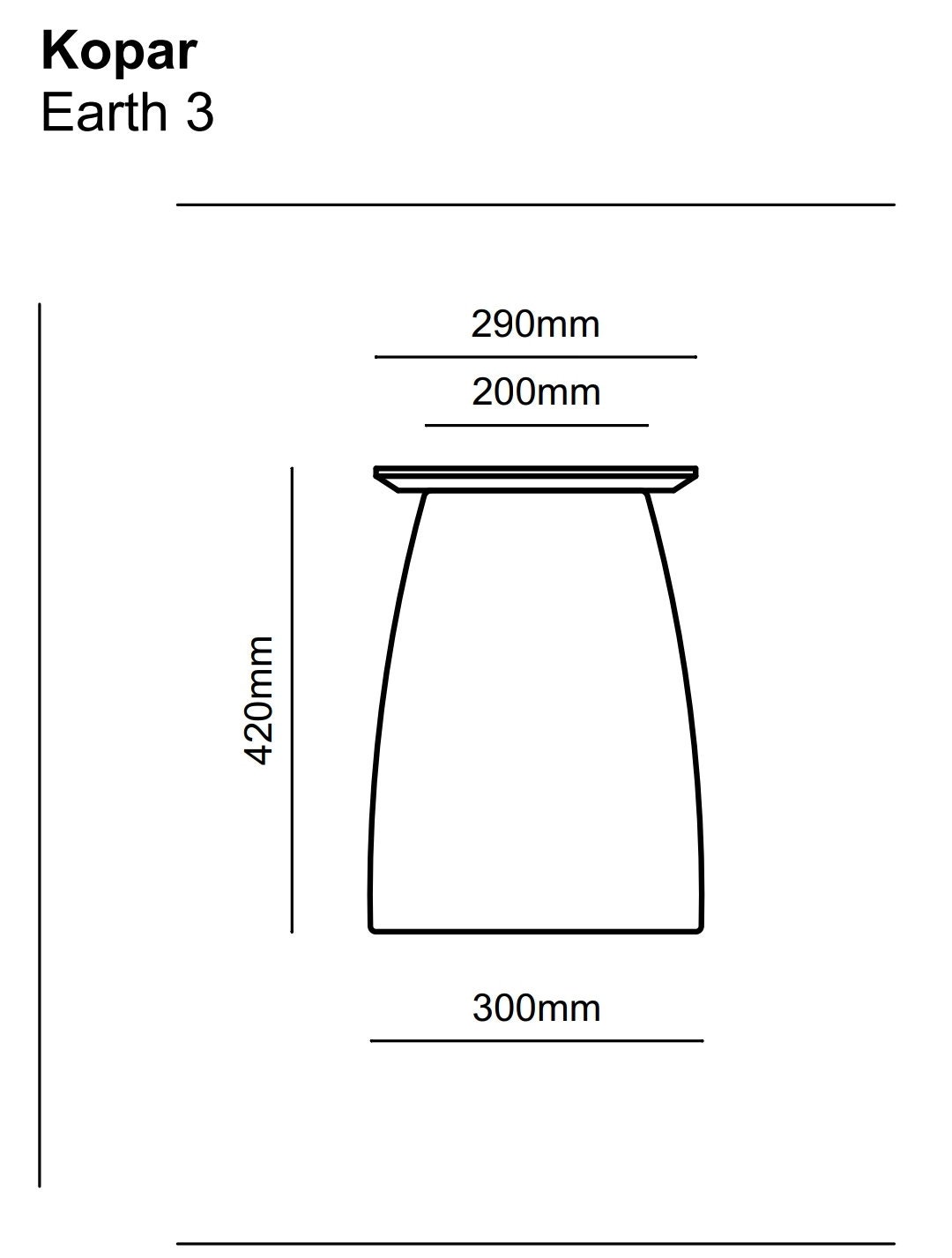 Kopar Coffee Table Bases Set | Etsy