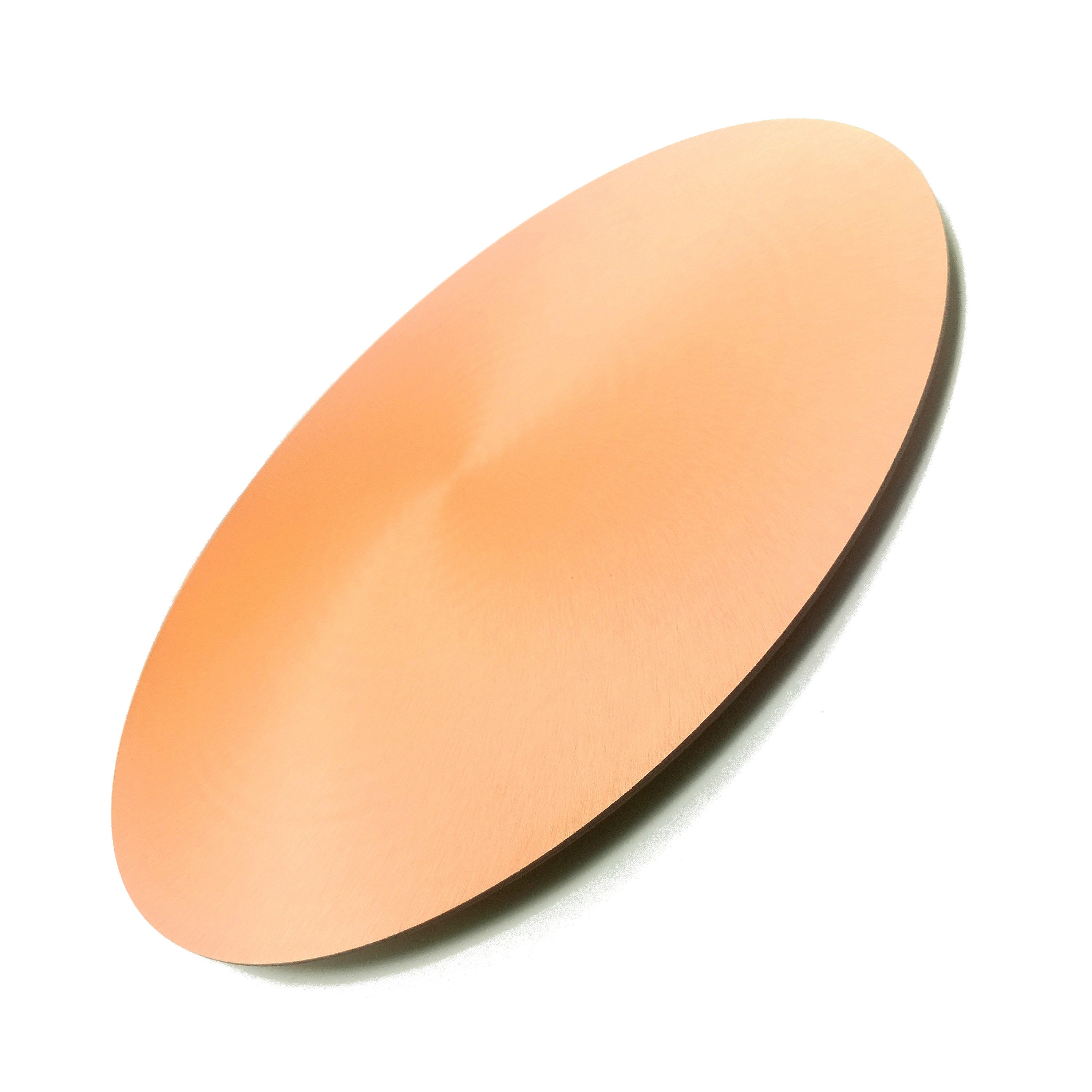 Kopar Round Brushed Copper Tabletop D98 - Etsy