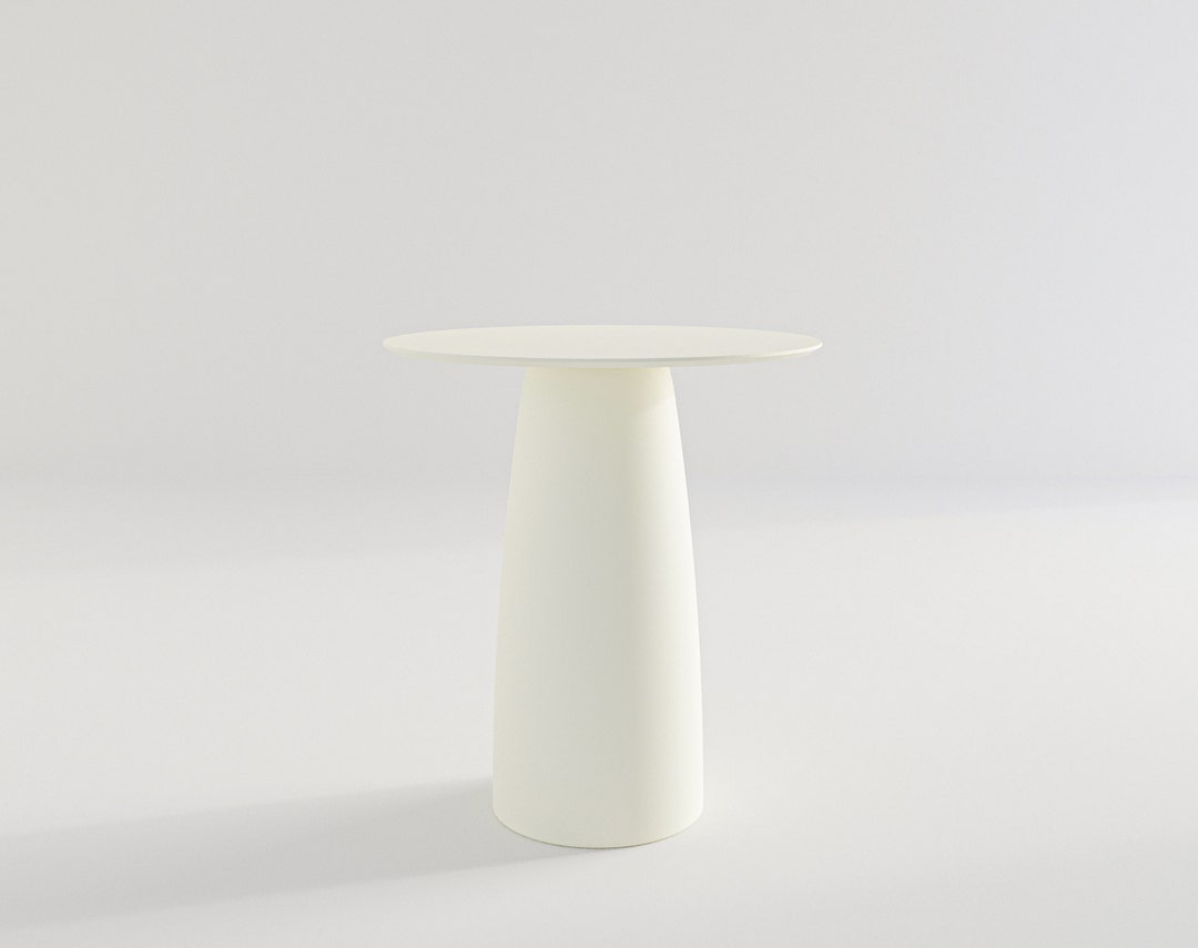 Kopar Round Beige Color Dining Table D690mm - Etsy