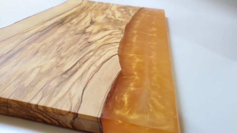Olive Wood and Resin Challah Board - Etsy