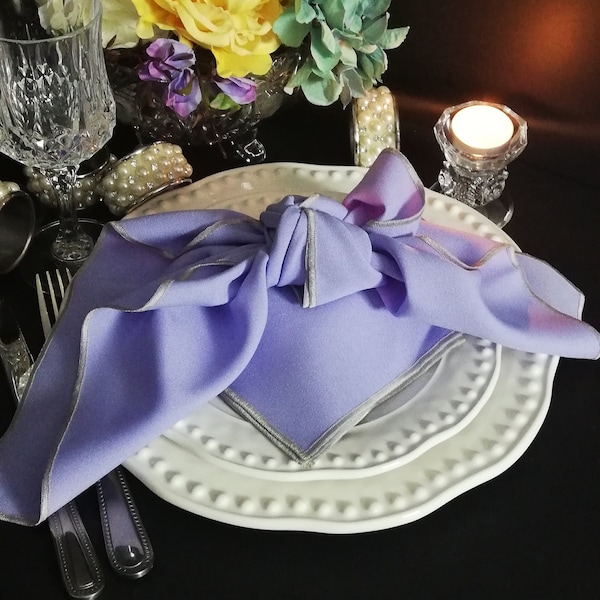 Lilac Napkins - Etsy