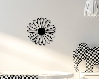 Metal Daisy Wall Art - Etsy