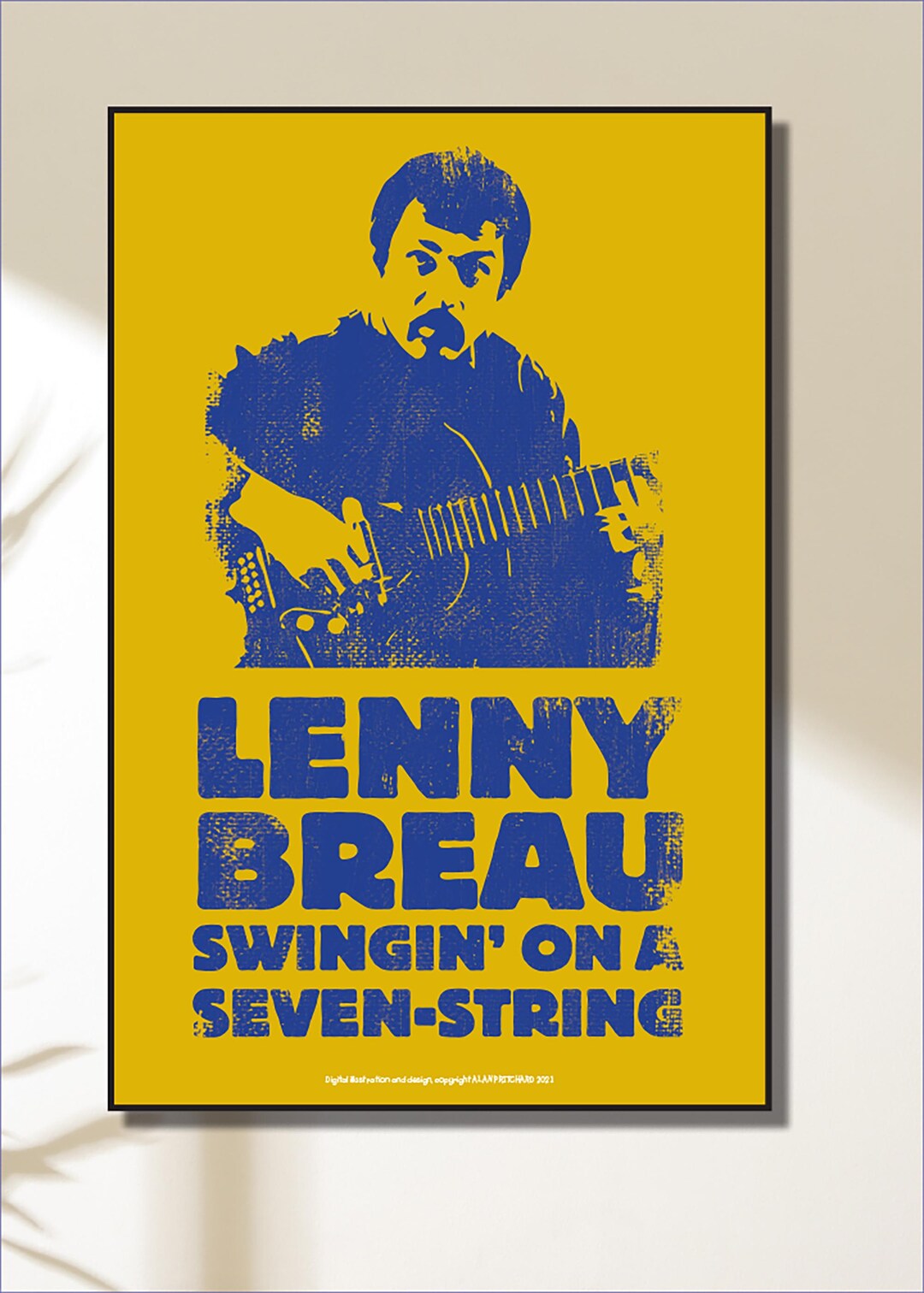 Lenny Breau Jazz Poster: Ready to Hang Art Print - Etsy
