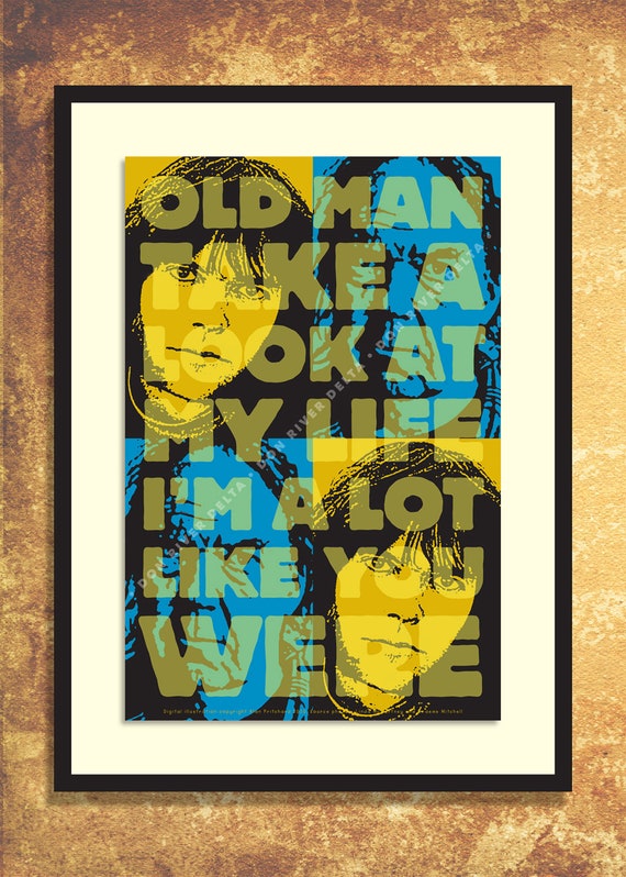 Neil Young Rust Never Sleeps Poster