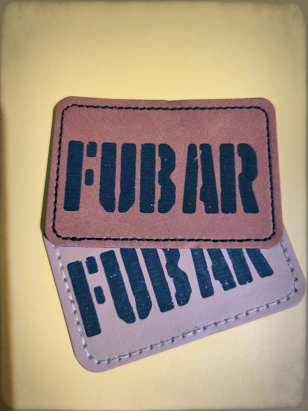 FUBAR 3x2in Leatherette Patches - Etsy