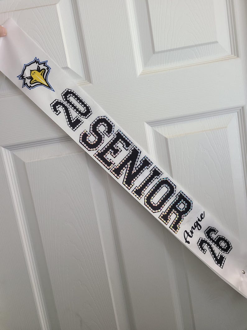Customizable Senior Sashes | Personalized Bridal Party, Pageant ...