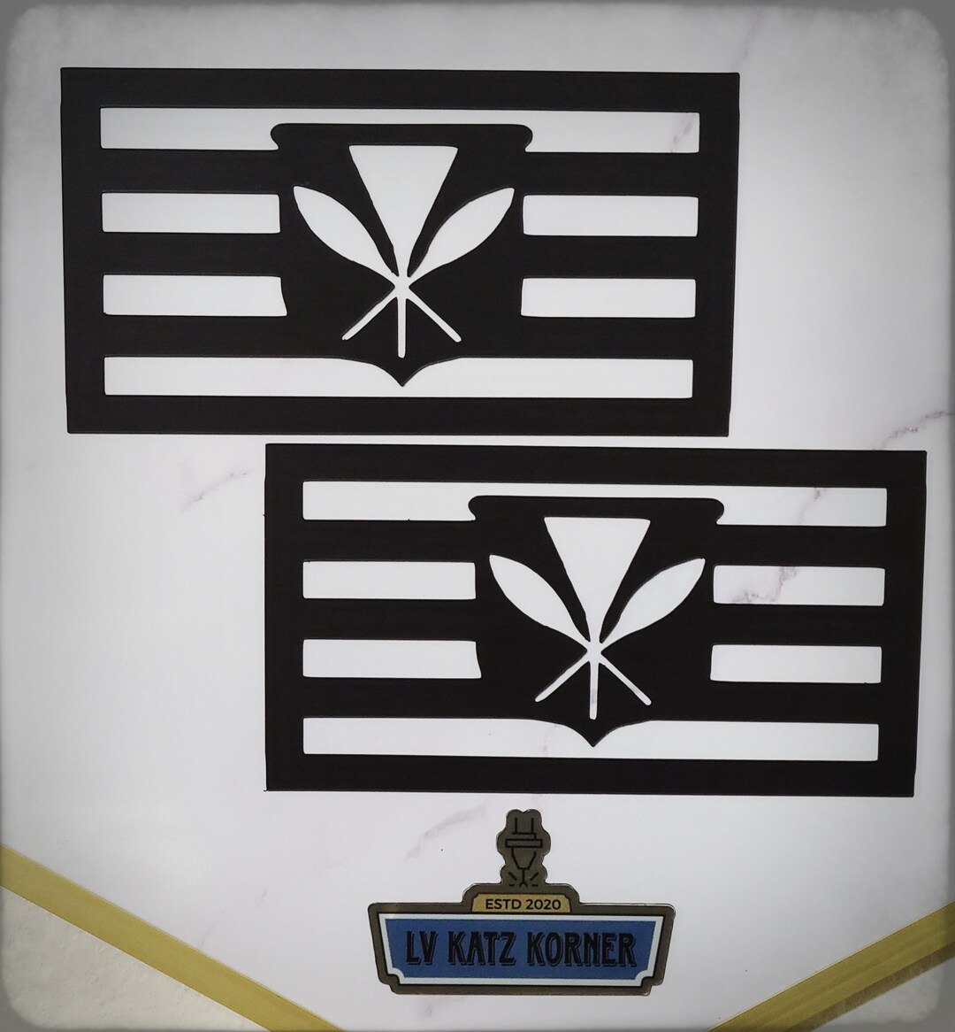Kanaka State Flag Magnetic Decals (6x3.25 In) - Set of 2 - Etsy