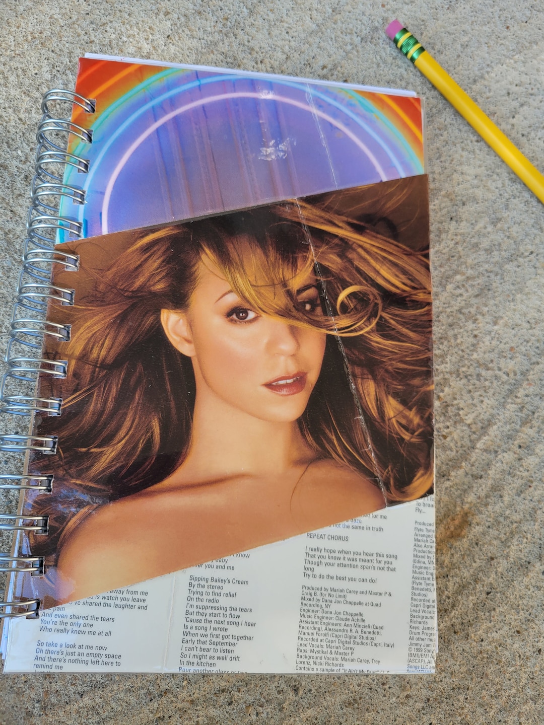 Mariah Rainbow Small Fan Art Notebook Journal - Etsy