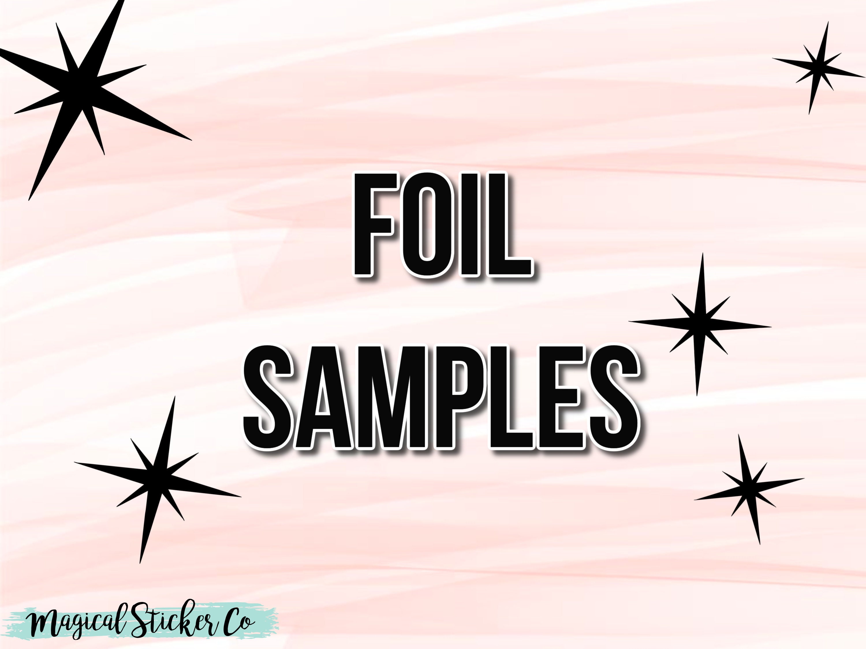 Foil Samples, Swatch of Each Color - Etsy