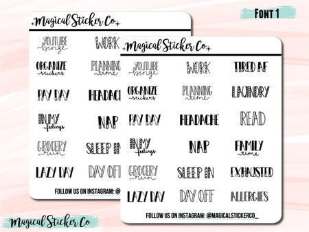 MagicalStickerCo - Etsy