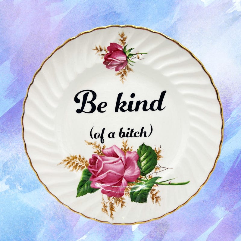 Rude Plate Vintage - Etsy