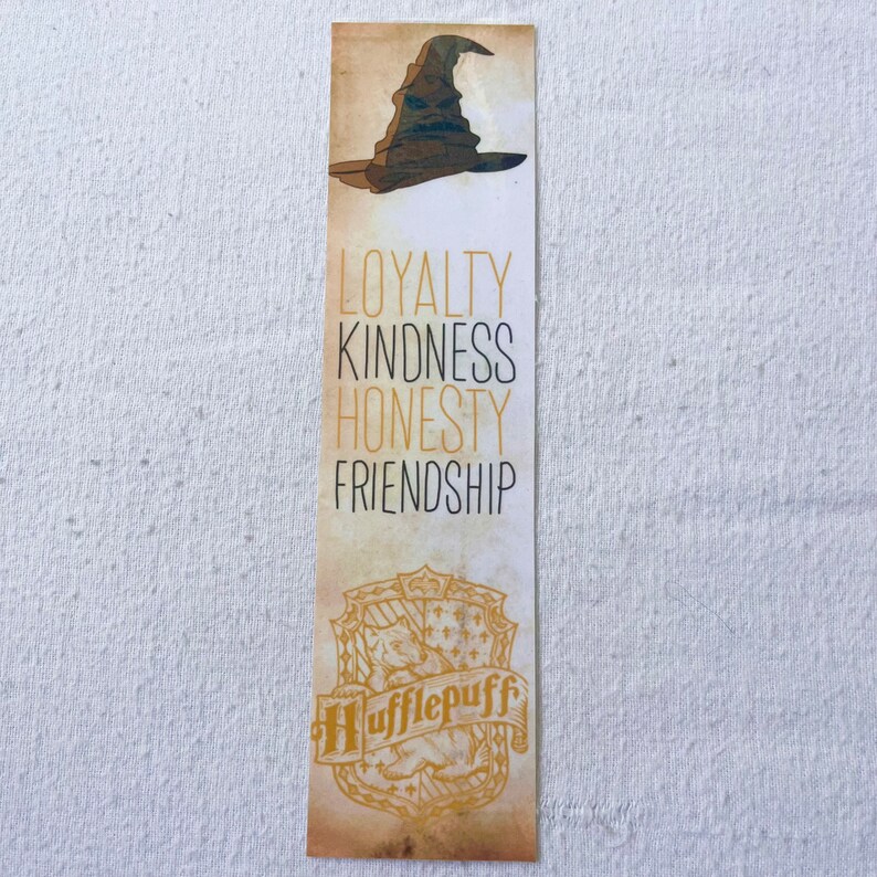 Harry Potter Bookmarks Gryffindor Hufflepuff Ravenclaw - Etsy UK