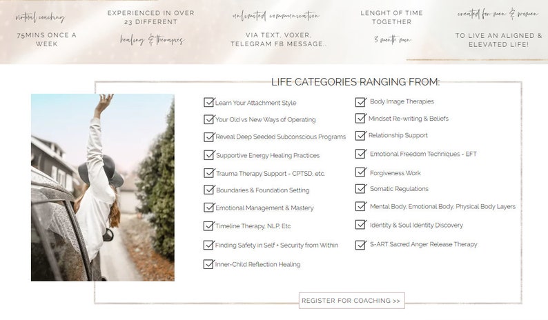 3MO. LIFE COACHING PACKAGE - Etsy