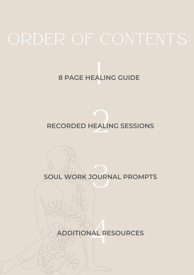 WOMB HEALING GUIDE Self Healing Guide and Womb Bundle - Etsy