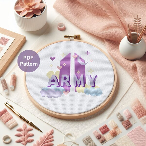 Army Cross Stitch - Etsy