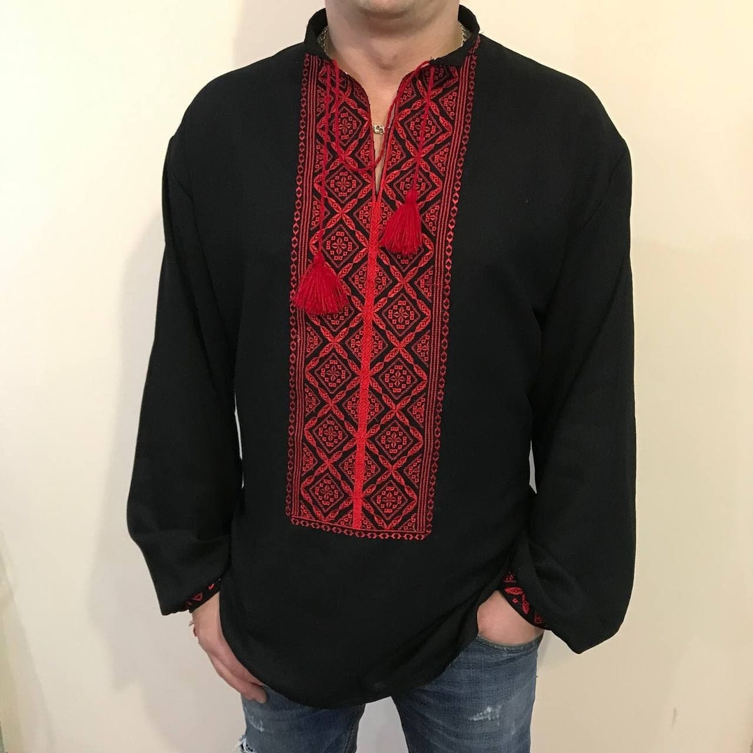 Ukrainian Men's Embroidery Shirt. New Collection. Ethno Folk Man's ...