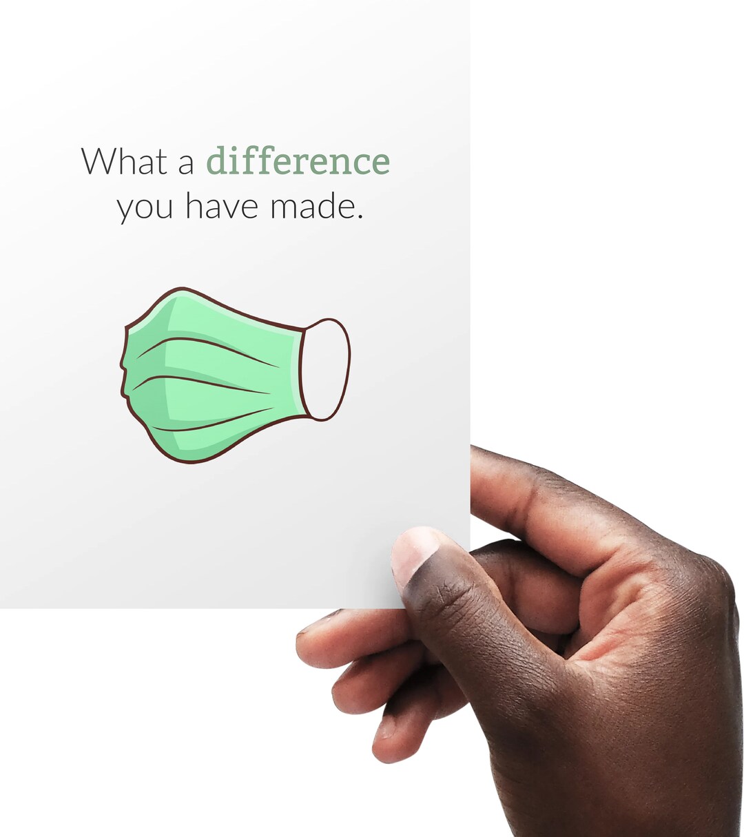 Card Download Printable - What a Difference You Have Made - Etsy
