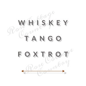 Digital Download - Phonetic Alphabet - Police - RCMP - Printable ...