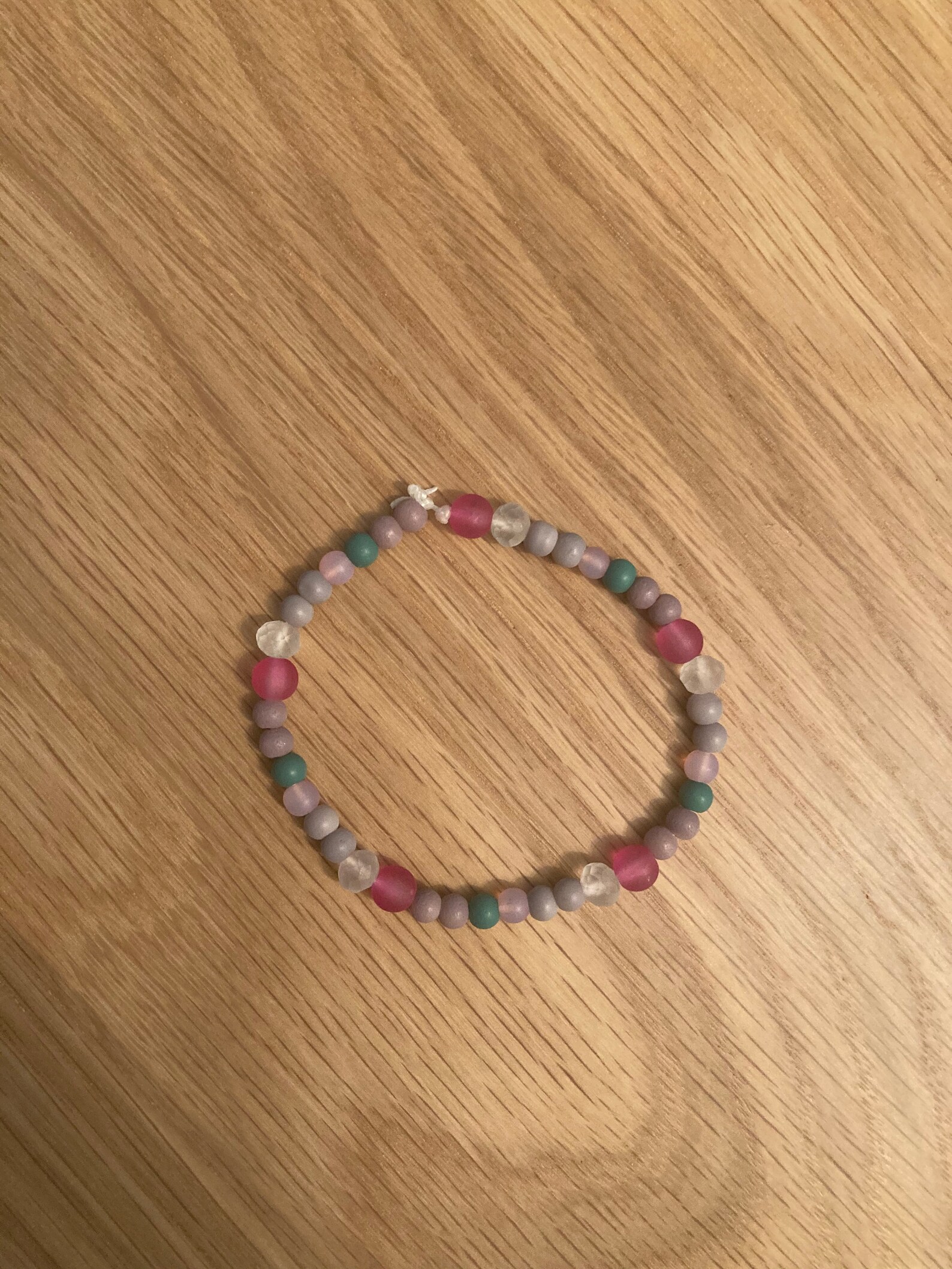 Multi-color Round Beaded Bracelet - Etsy UK