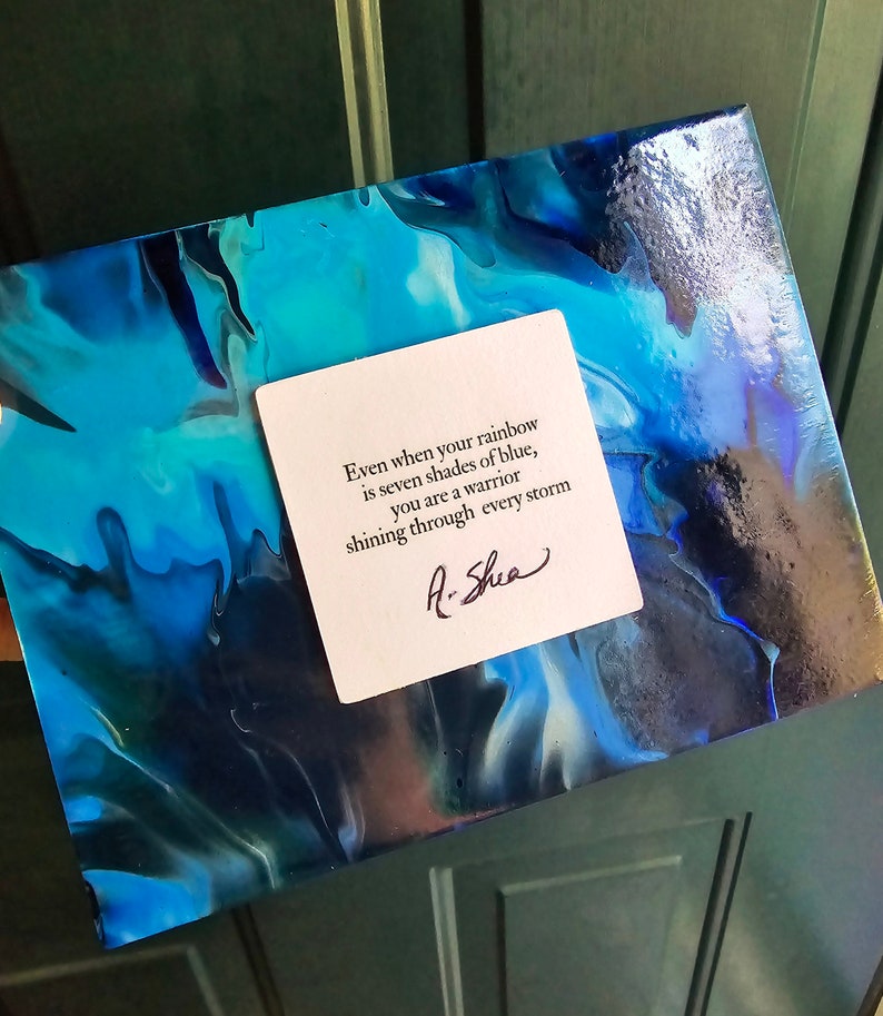 Blue Poem Boards - Etsy