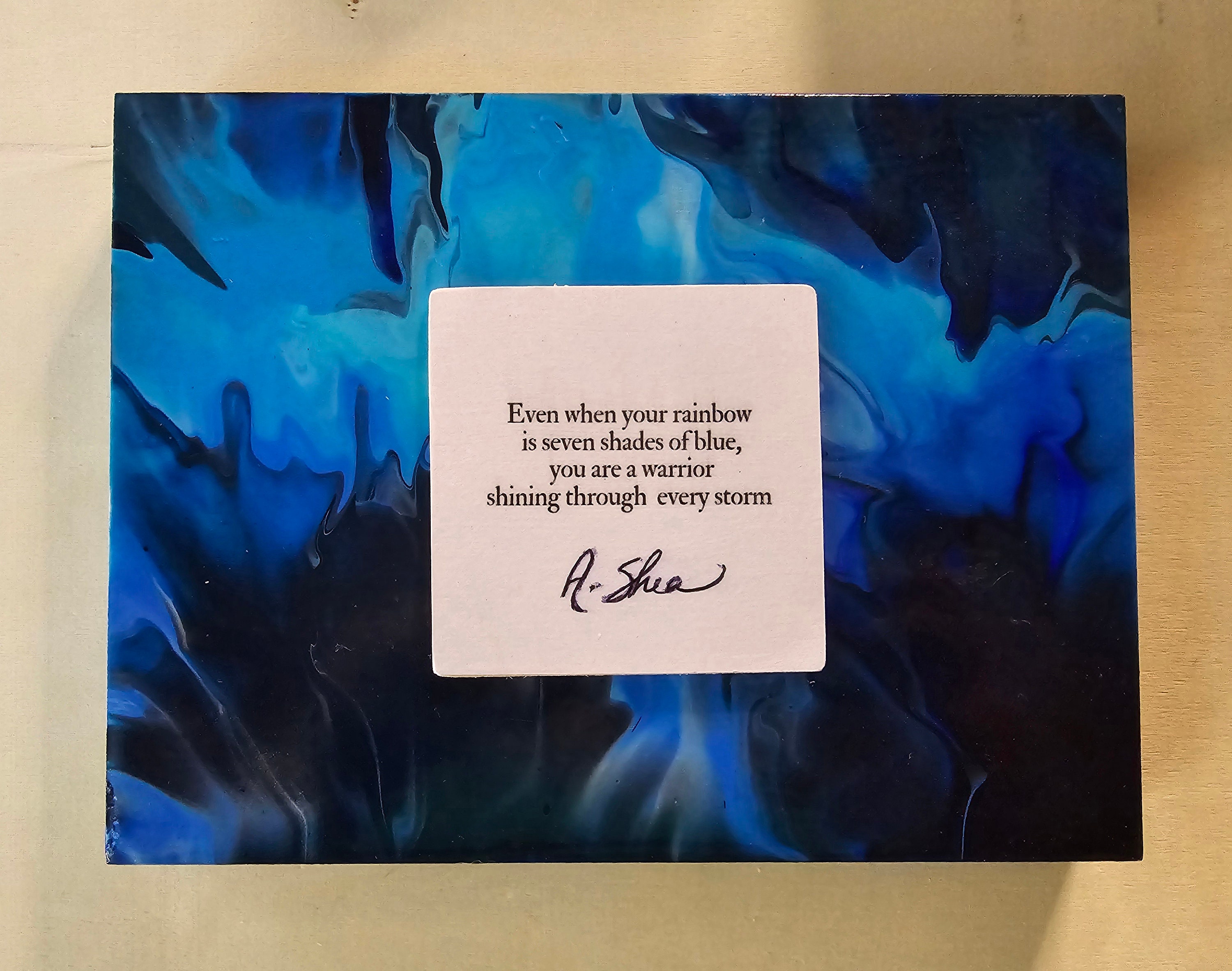 Blue Poem Boards - Etsy