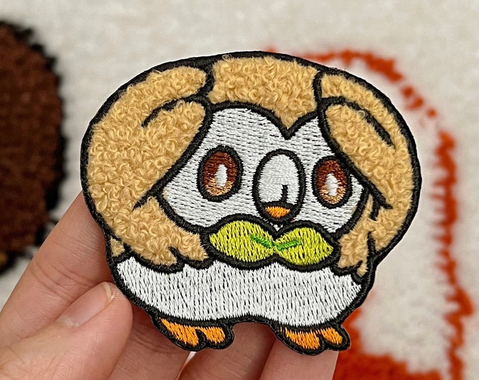 Embroidered Rowlet Iron on Patch - Etsy
