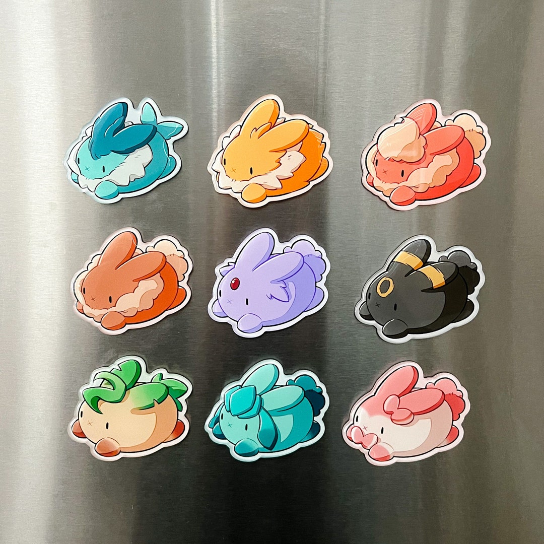 Squishy Bun Eeveelutions Acrylic Magnets - Etsy