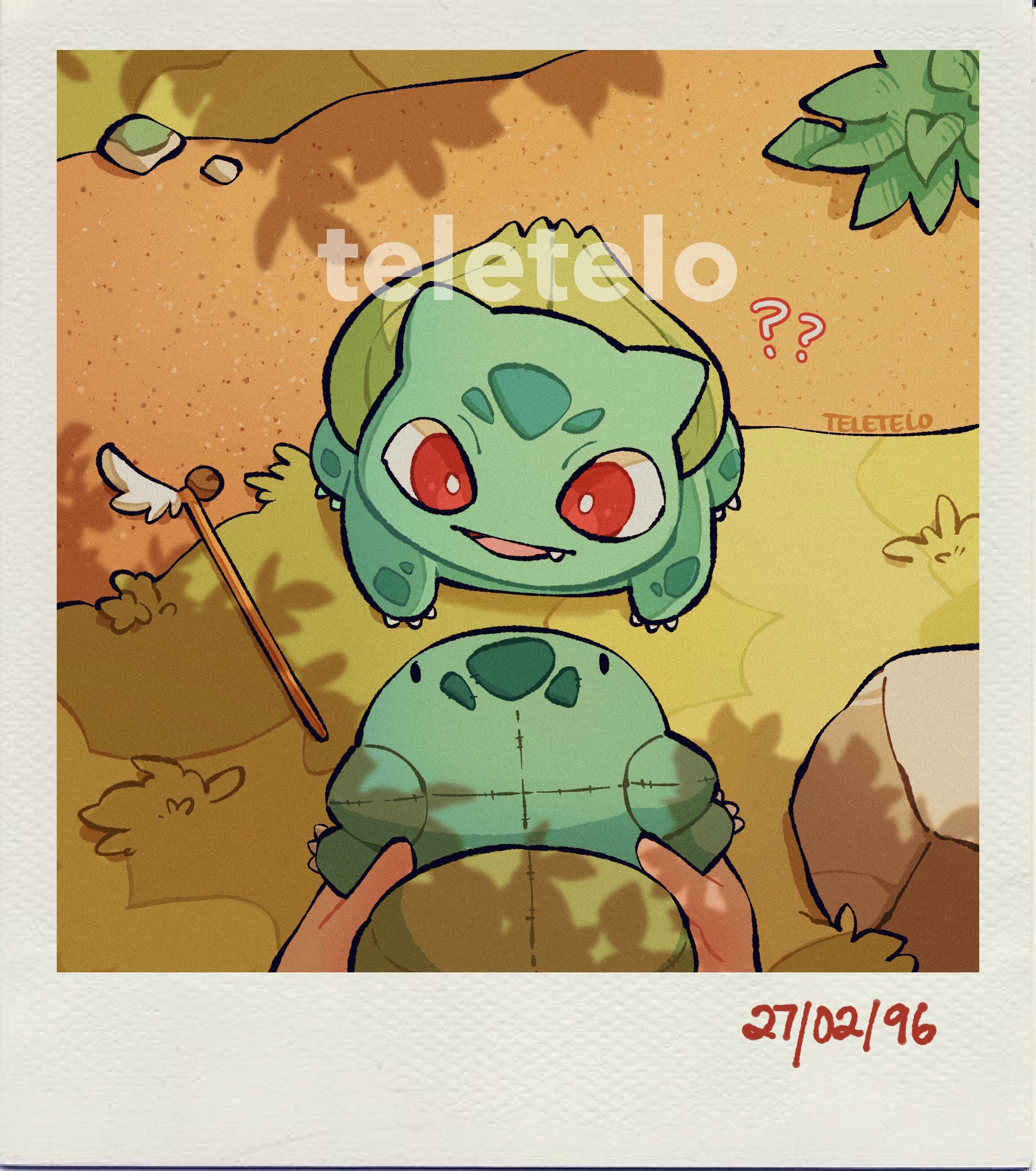 Bulbasaur Memories: Faux Photo Print Set - Etsy Australia