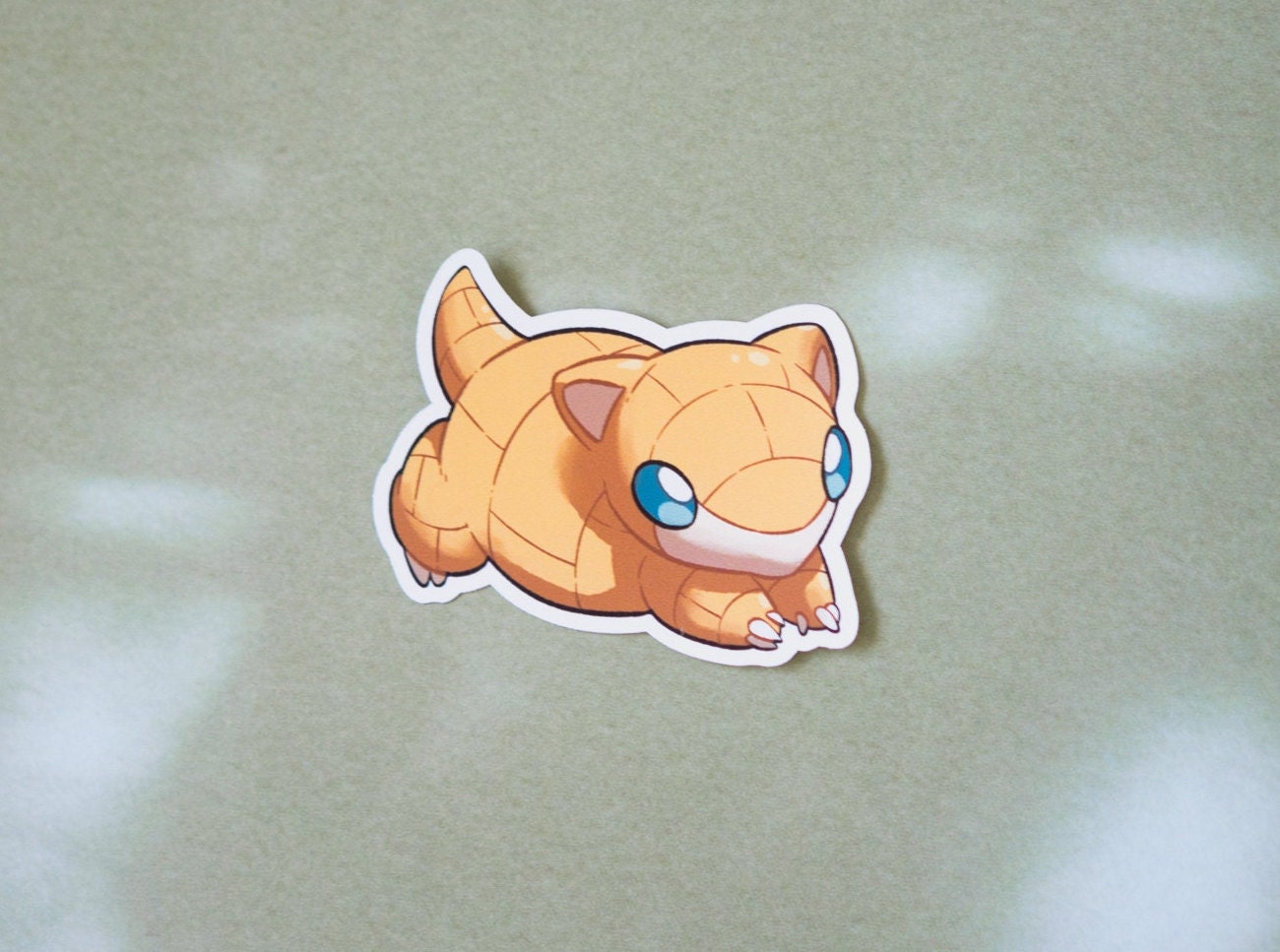 Sandshrew Matte Vinyl Sticker | Etsy