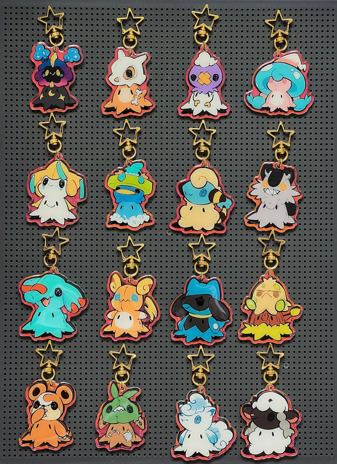 Mimikyu Variants Acrylic Charms NEW Designs Added - Etsy