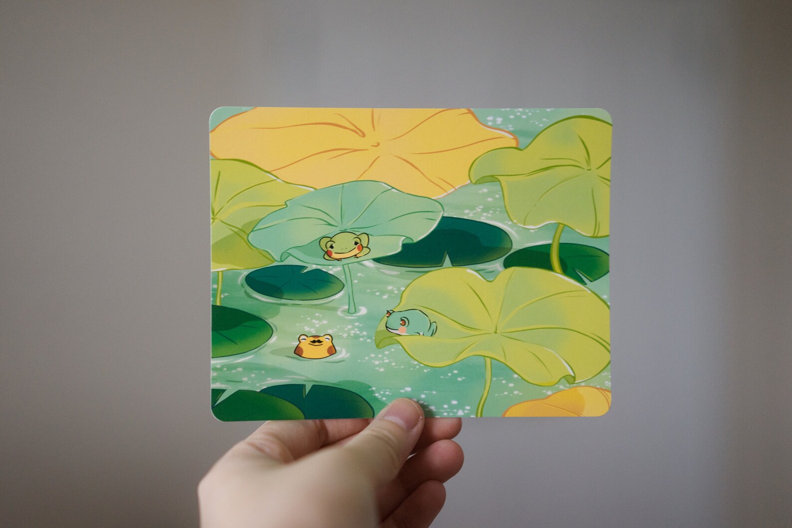Frog Villagers on Lily Pads Animal Crossing Mini Print - Etsy