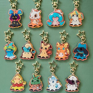 Mimikyu Variants Acrylic Charms (NEW Designs Added!) - Etsy