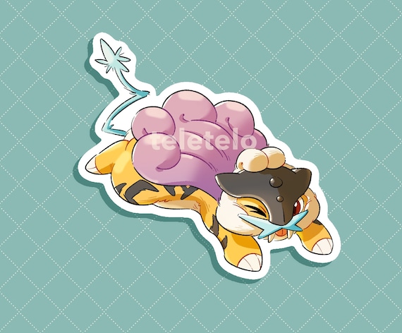 Running Raikou Matte Vinyl Sticker | Etsy