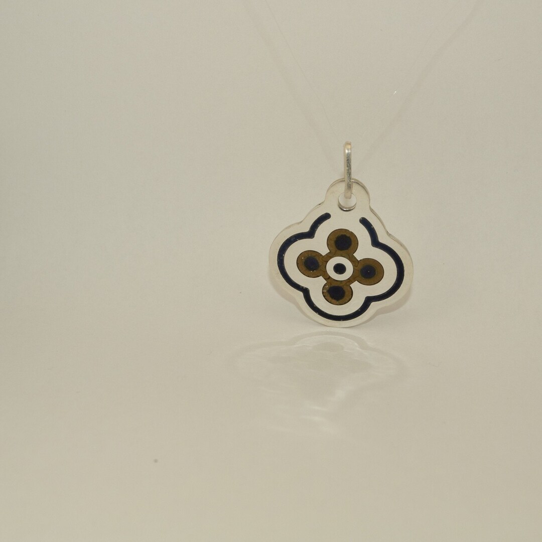 Italian Renaissance Series I Champlevé Silver Pendant - Etsy