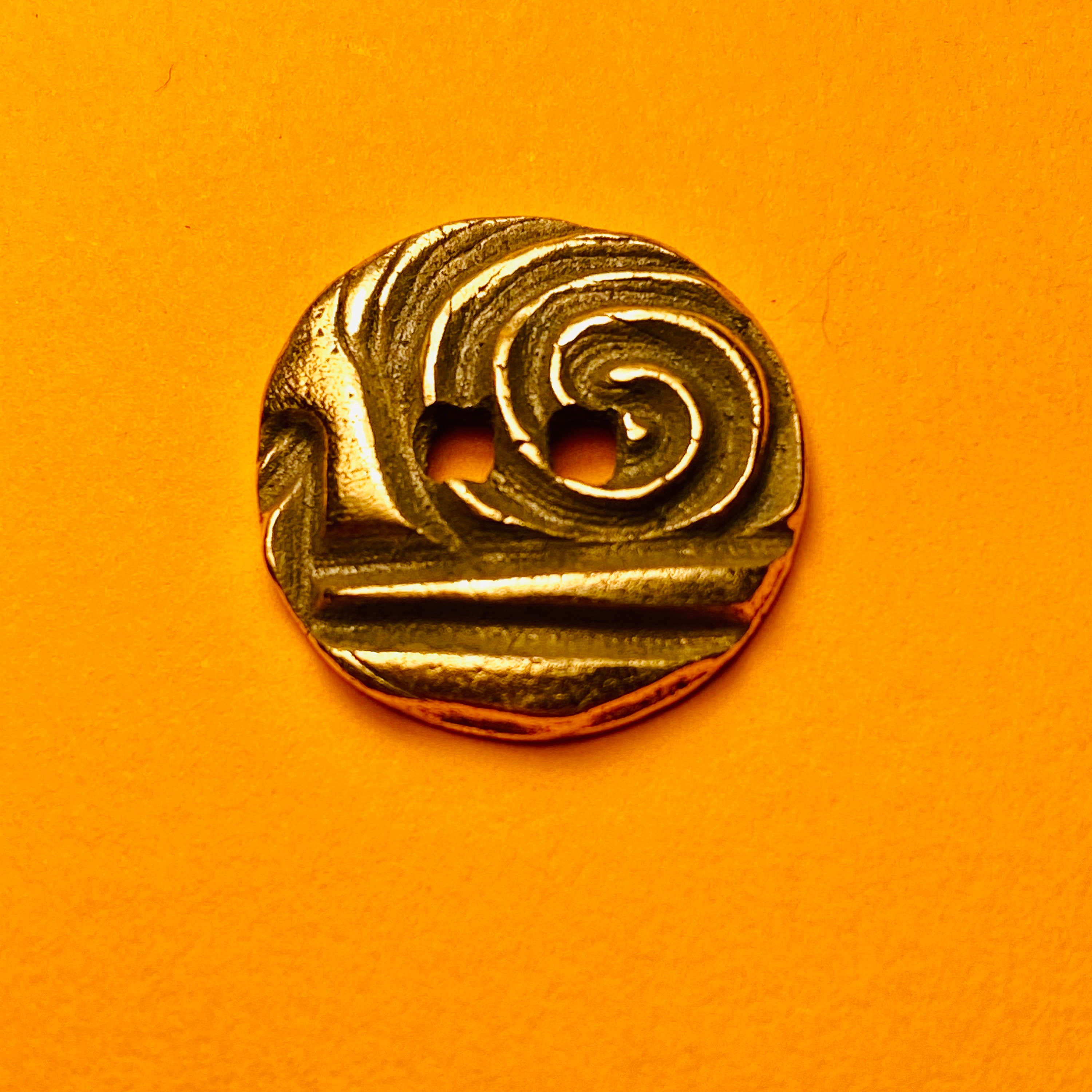 Bronze Metal Clay Buttons "leaves" - Etsy