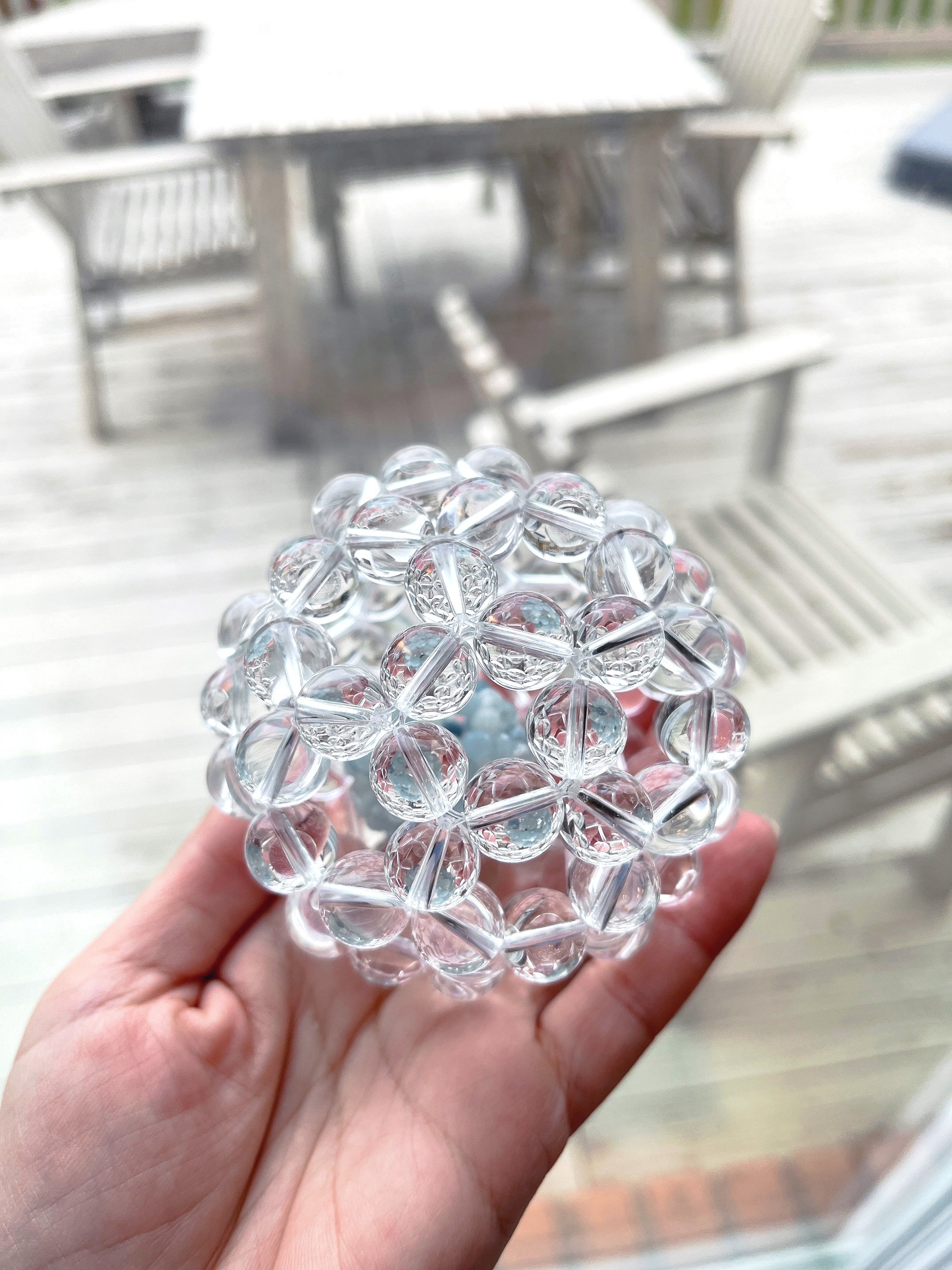 Aquamarine Crystal Quartz: Amazingly Cute Fullerene Ball Using Aaa ...
