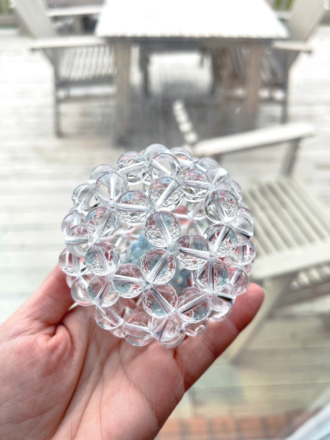 Aquamarine Crystal Quartz: Amazingly Cute Fullerene Ball Using Aaa ...