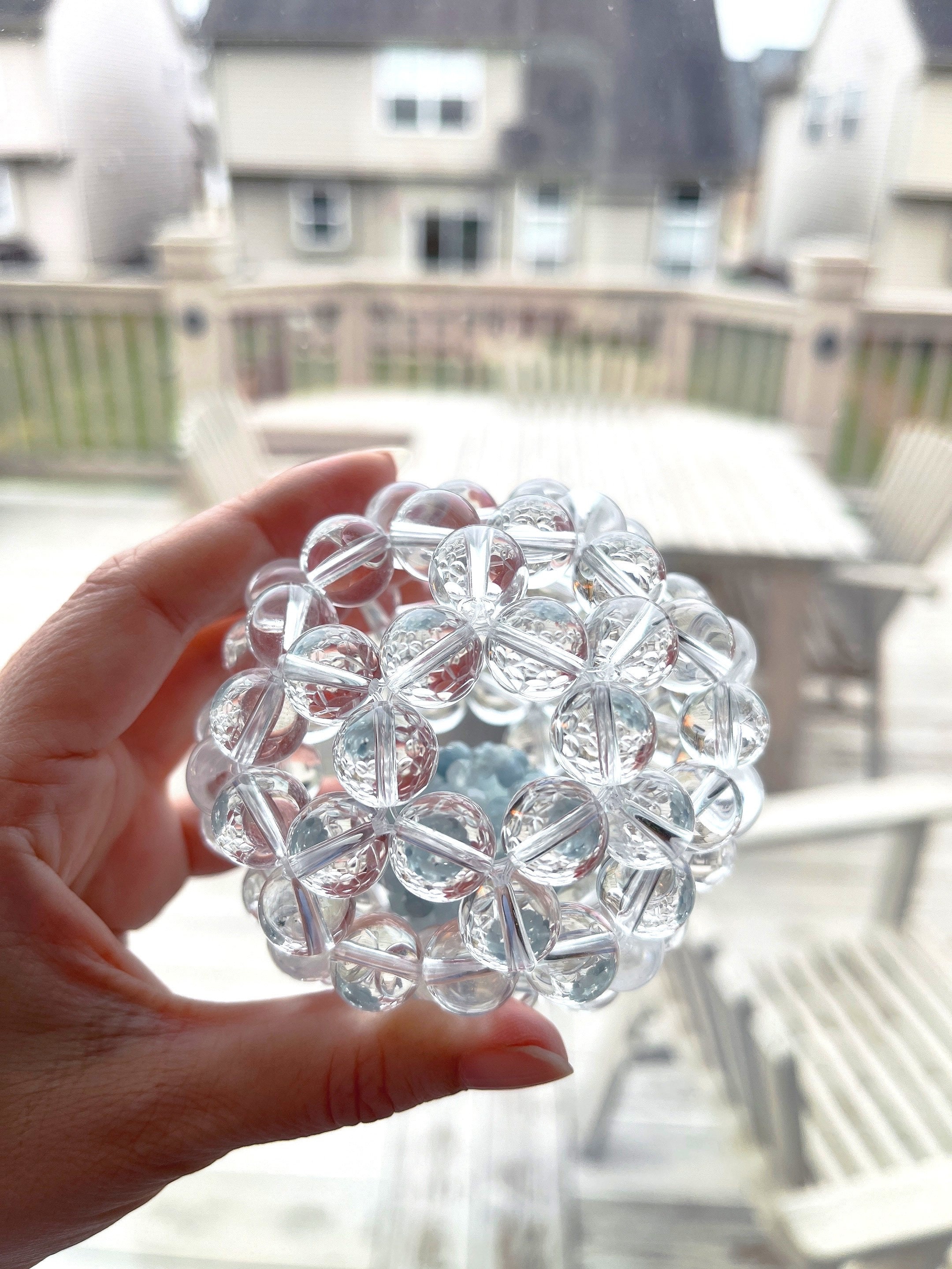 Aquamarine Crystal Quartz: Amazingly Cute Fullerene Ball Using Aaa ...