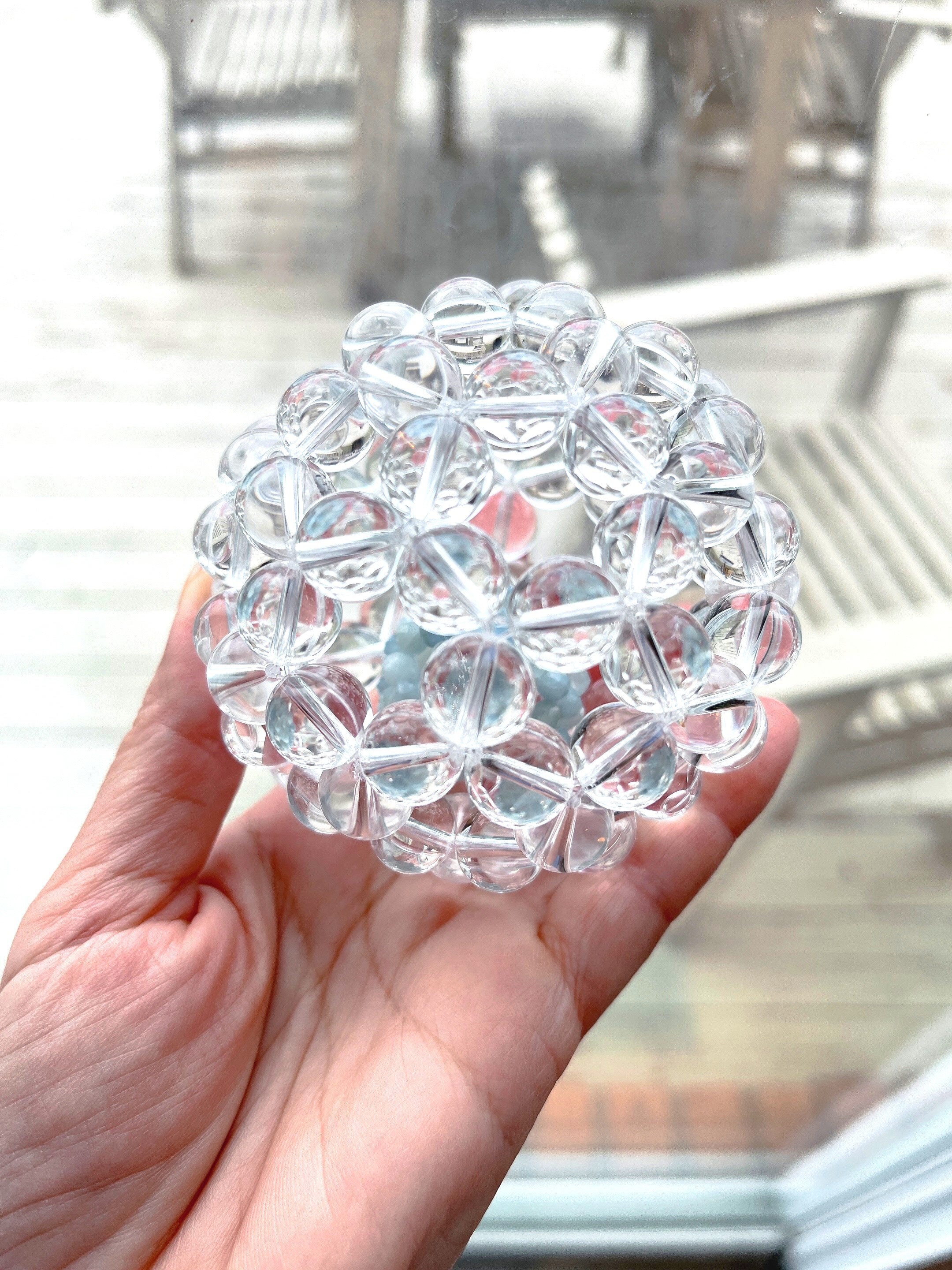 Aquamarine Crystal Quartz: Amazingly Cute Fullerene Ball Using Aaa ...