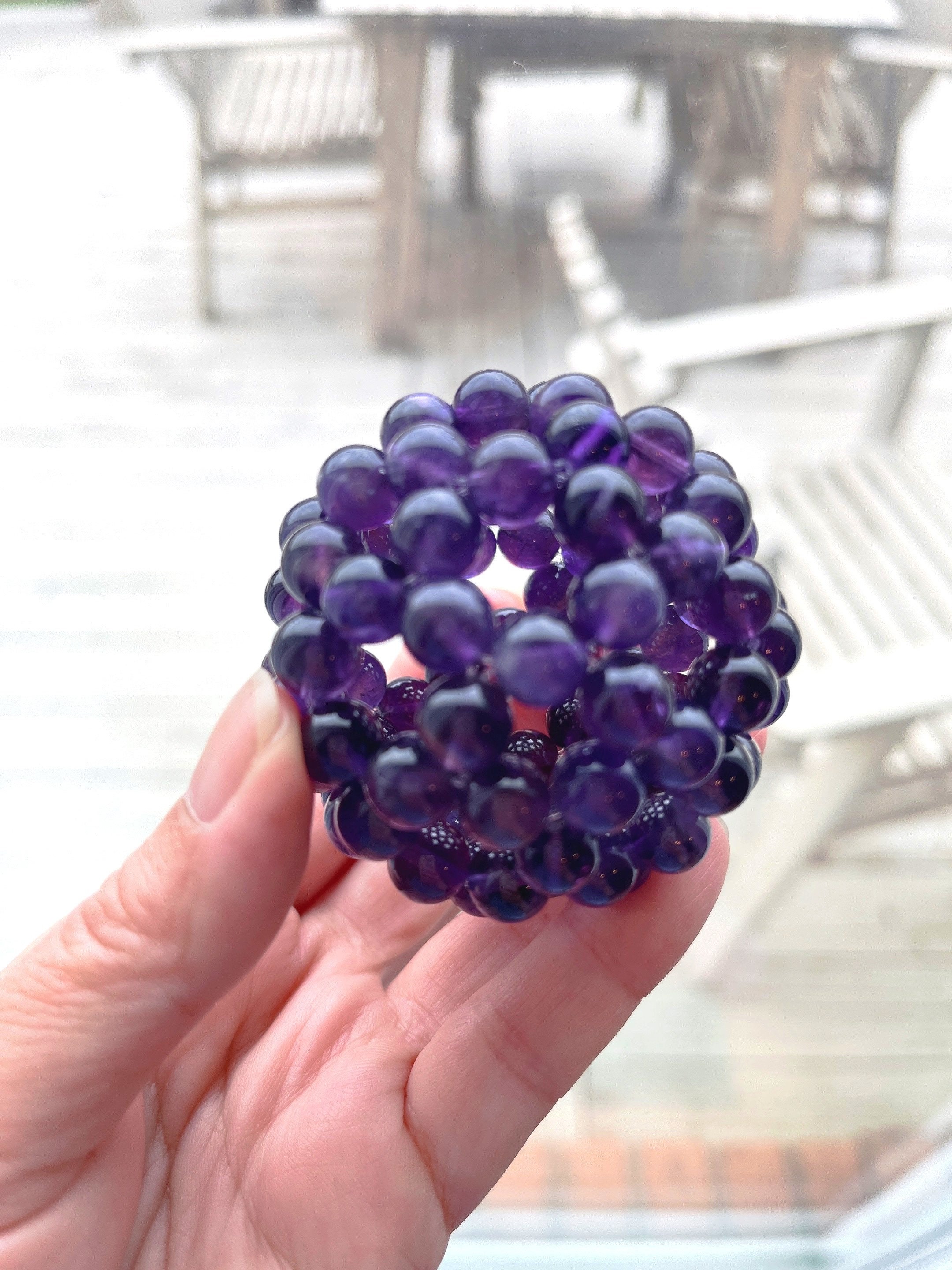 Amethyst: Spectacular 2-inch Sacred Geometry Made of Aaa-grade Natural ...