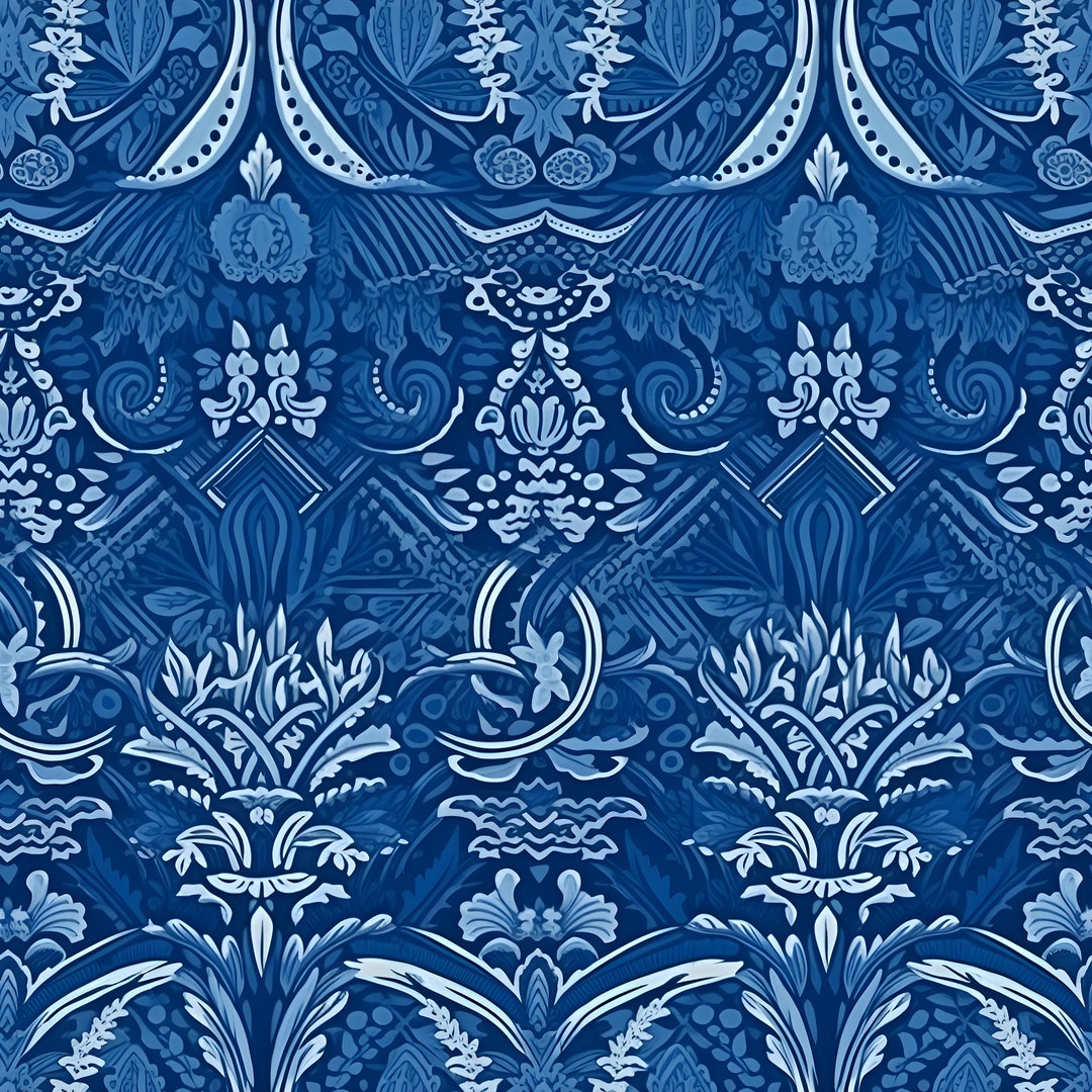 Azure Dreamweaver High Fantasy Seamless Tileable Textile - Etsy