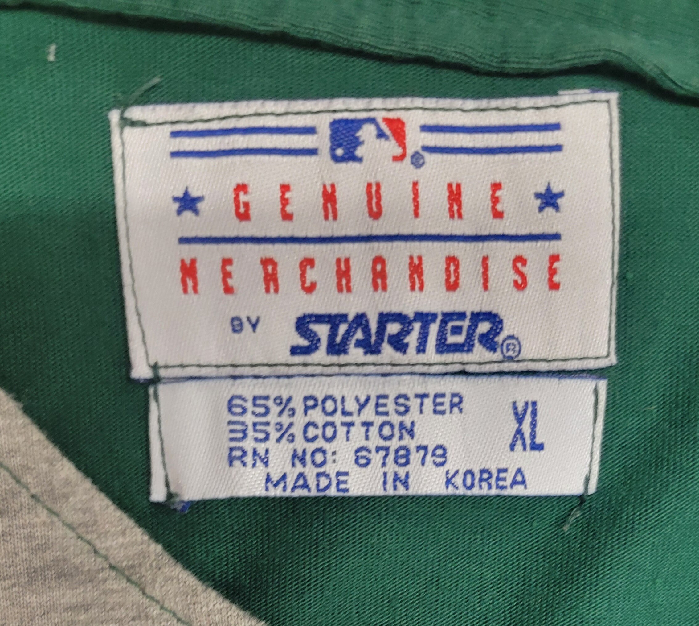 Vintage Oakland Athletics A's Elephant Starter MLB Baseball Jersey ...