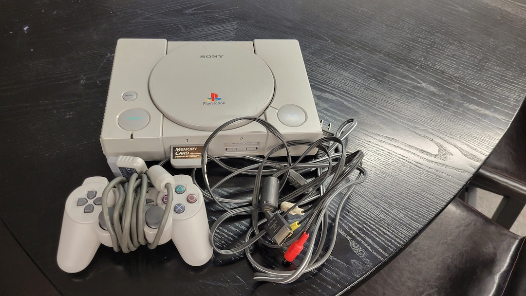 Sony Playstation One Console in Gray - Etsy