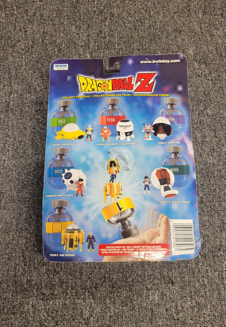 Dragon Ball Z Capsule Corporation 1695 Vegeta’s Saiyan Capsule - Etsy