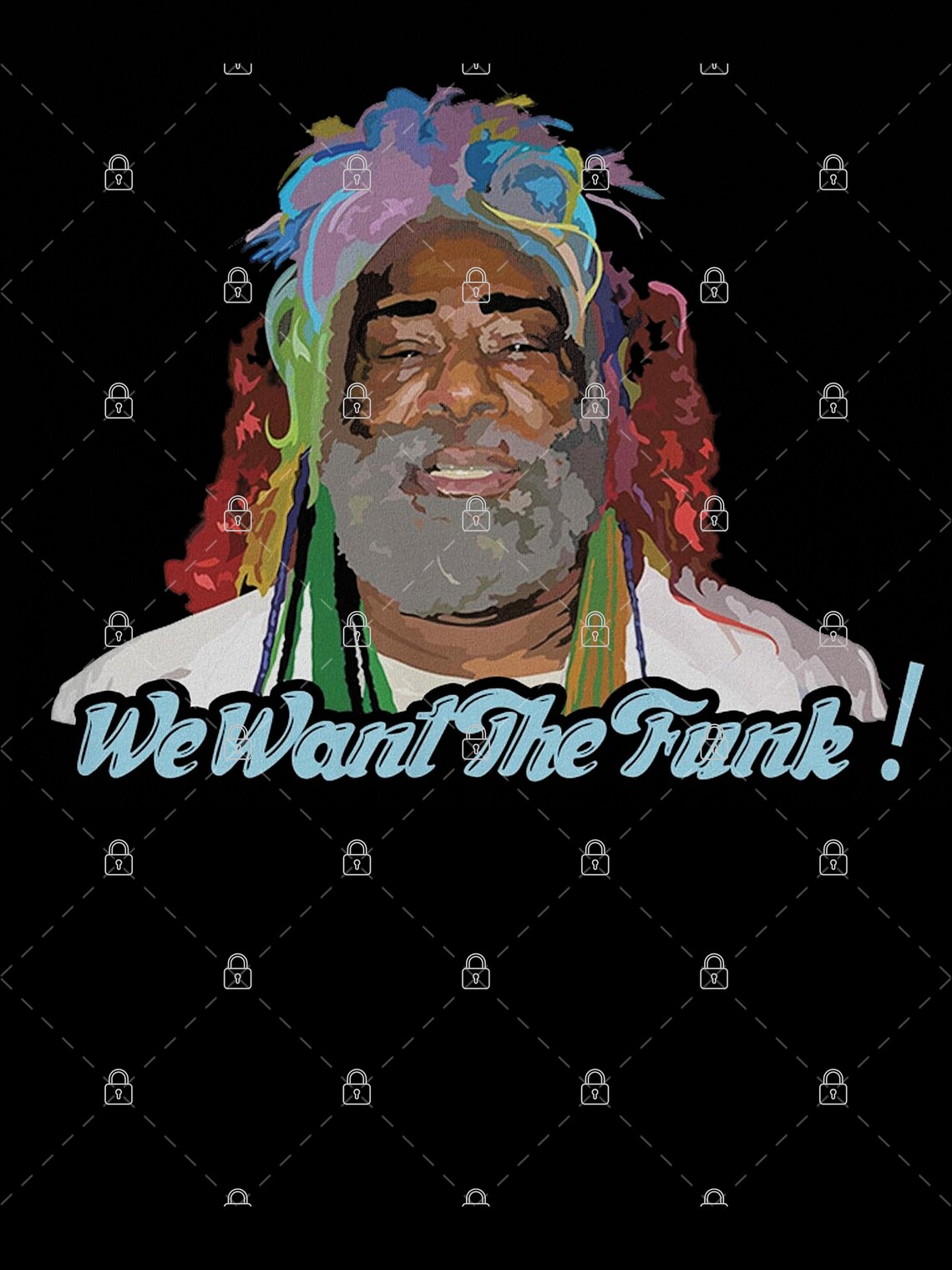 George Clinton We Want The Funk PNG For Print Digital | Etsy