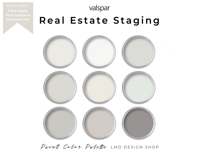 Valspar Neutral Paint Color Palette Whole House Palette for - Etsy