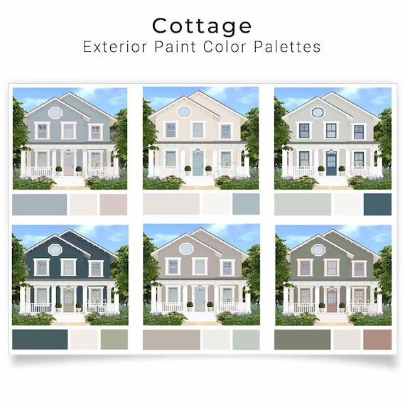 Curb Appeal Exterior Color Schemes Exterior Paint To Boost Curb Appeal