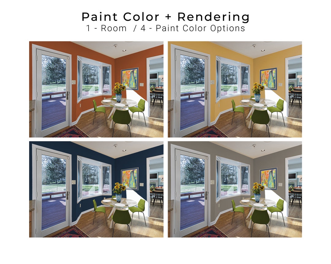 Paint Color Consultation & Rendering | See Colors on Your Walls Before ...