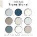 Sherwin Williams Transitional Paint Color Palette Interior - Etsy Canada